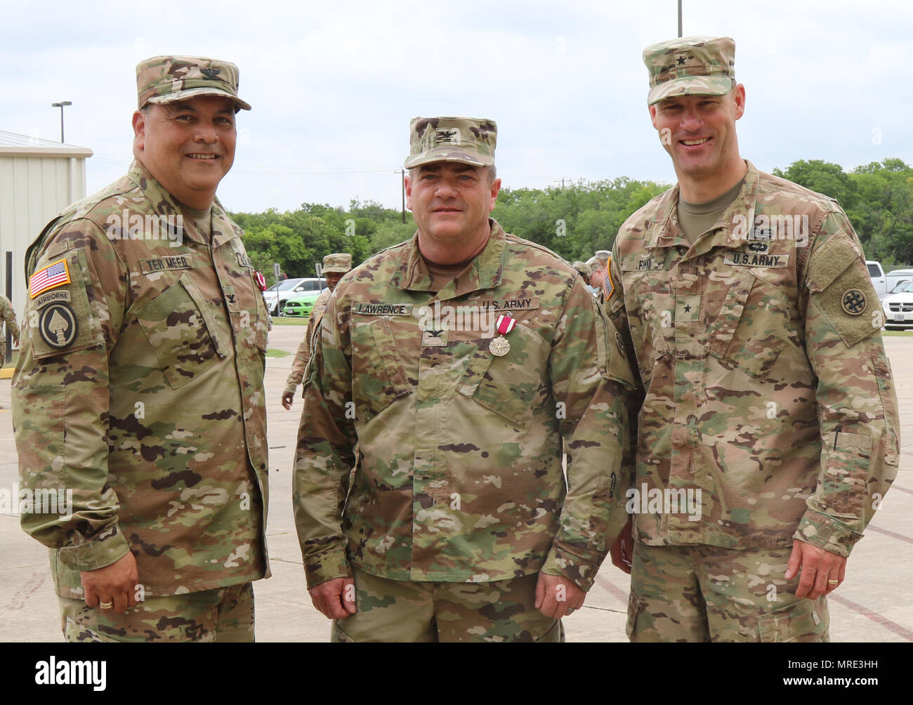 U.S. Army Reserve Brig. Gen. Alex Fink (right), the 4th Sustainment ...