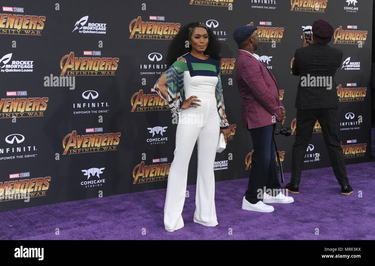 Film Premiere of Avengers Infinity War Featuring: Angela Bassett ...
