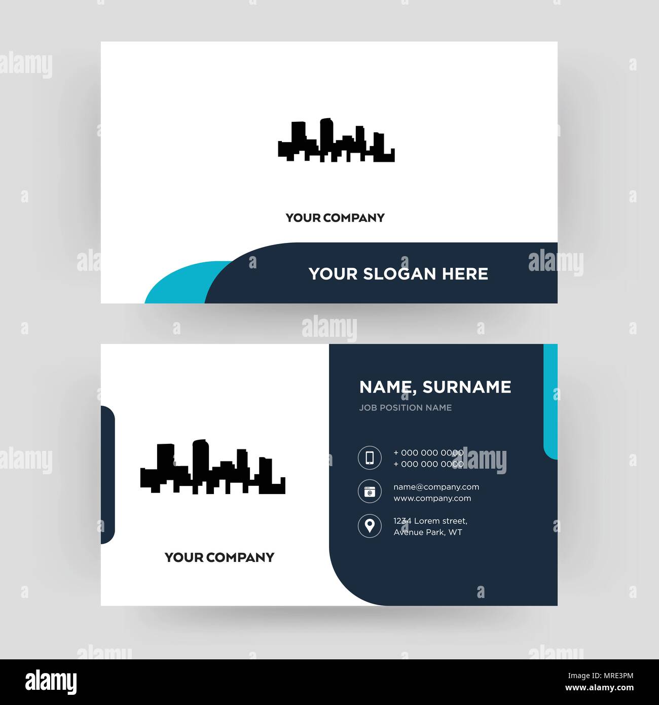 colorado, business card design template, Visiting for your company ...