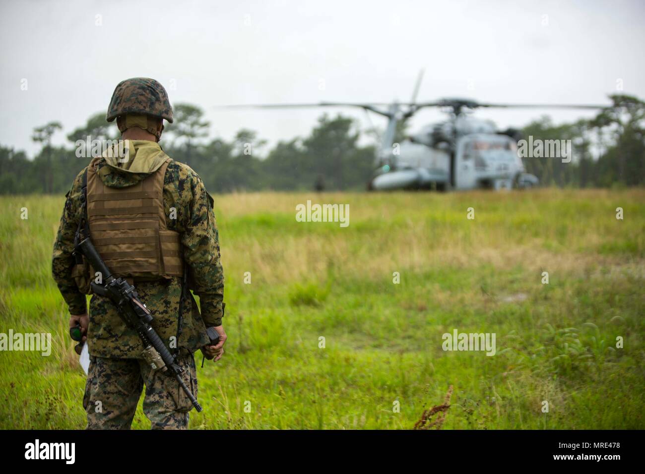 U.S. Marine Corps First Sergeant Gregory Walker, company 1st Sgt., with ...