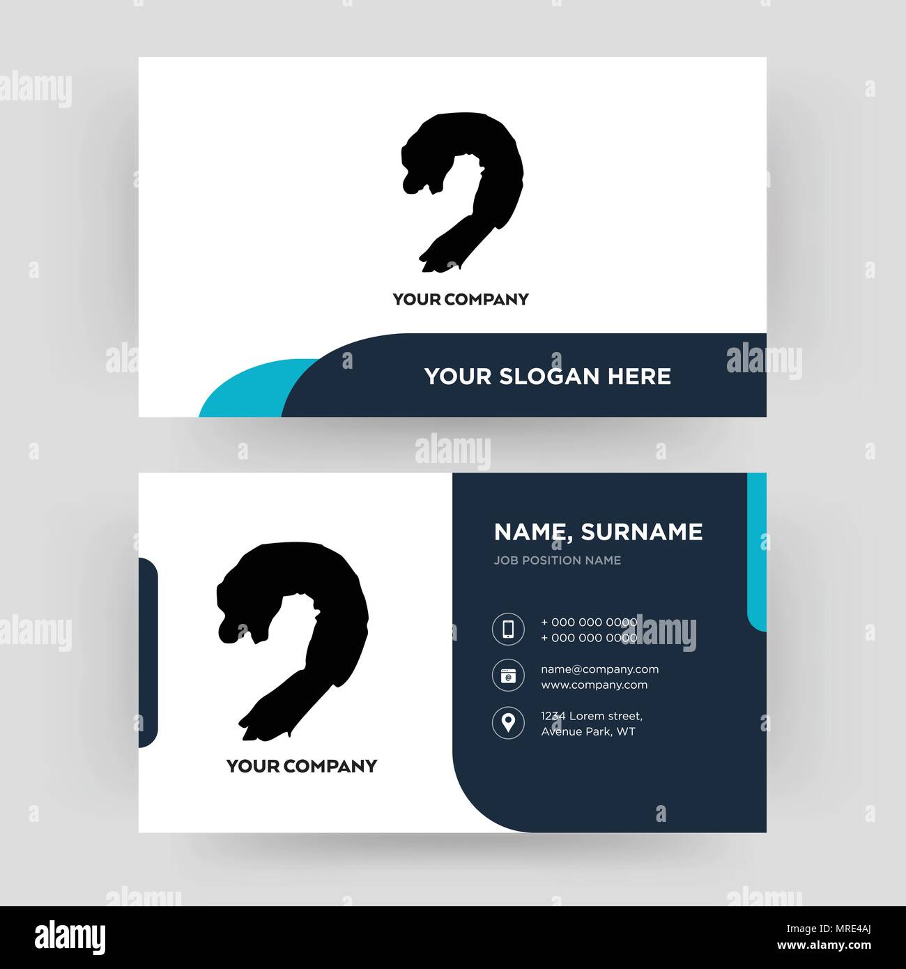 shrimp, business card design template, Visiting for your company ...