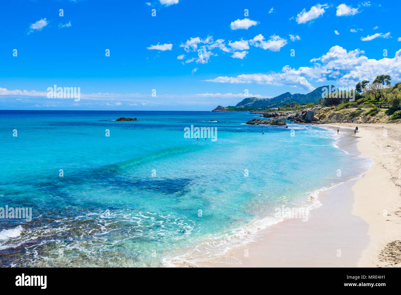 Beach Cala Moll at city Cala Rajada - beautiful coast of Mallorca ...
