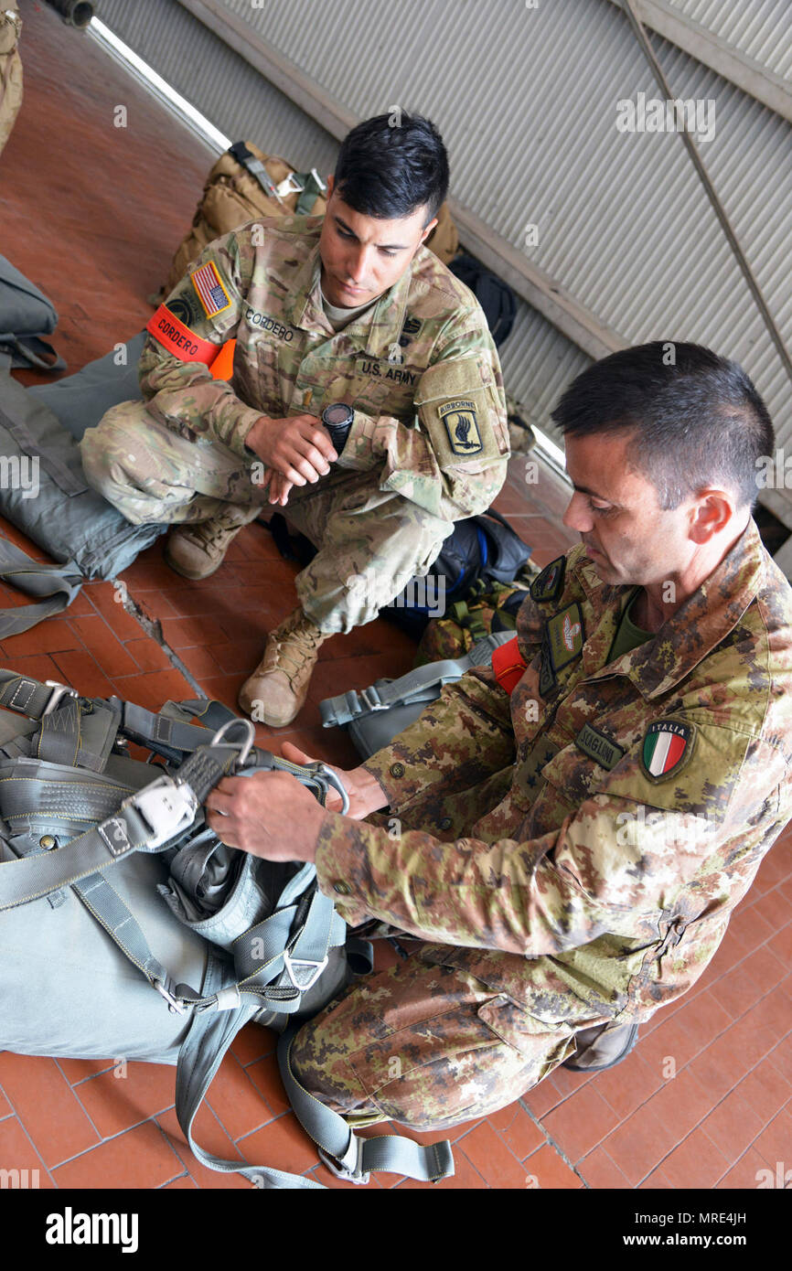 U.S. Army 2nd Lt. Carlos Cordero, a Paratroopers assigned to the 173rd ...