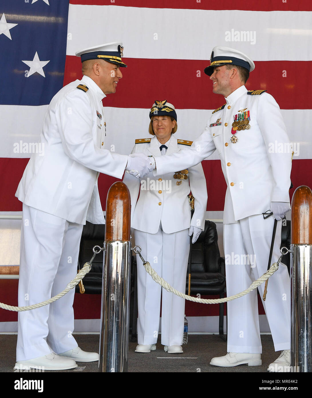 Capt. Joseph Deer, commanding officer of Air Station Elizabeth CIty ...