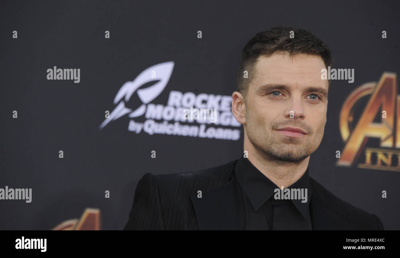 Film Premiere of Avengers Infinity War Featuring: Sebastian Stan Where ...