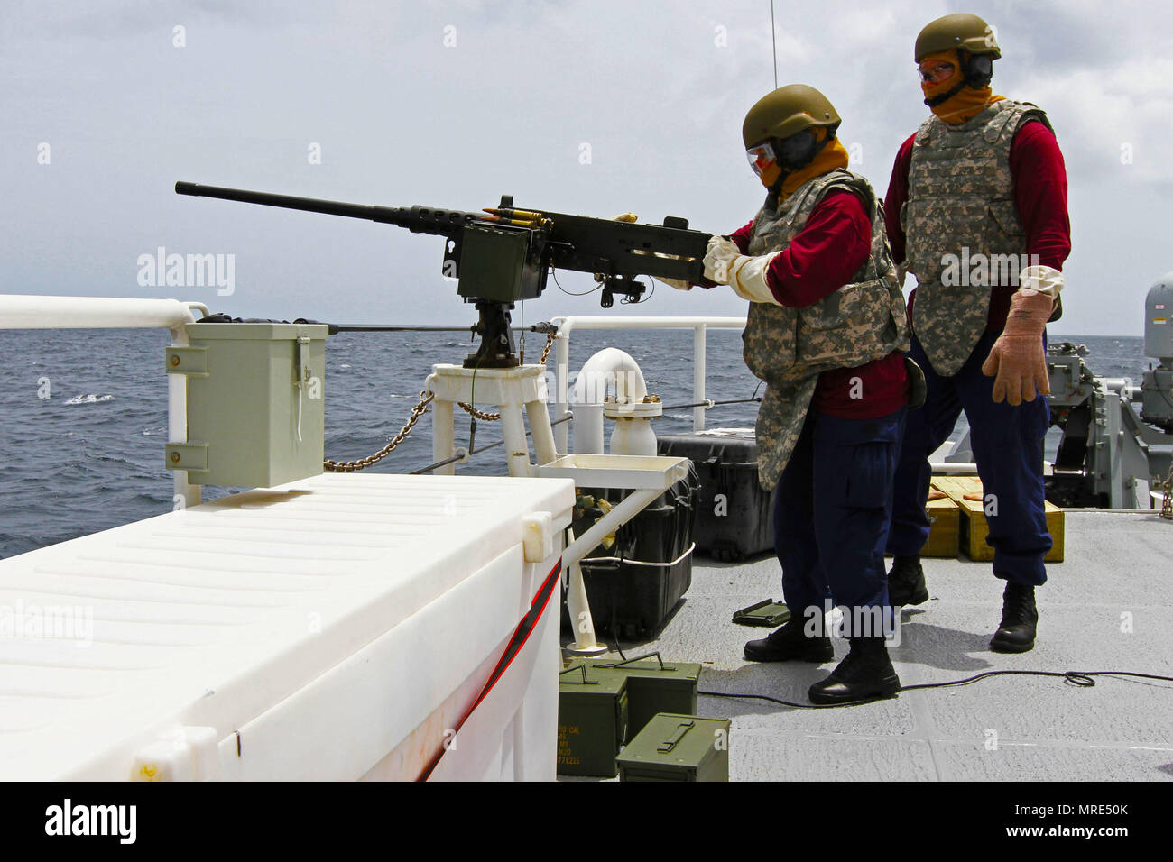 United States Coast Guard Seaman Mia Mauro, who is assigned to the USCG ...