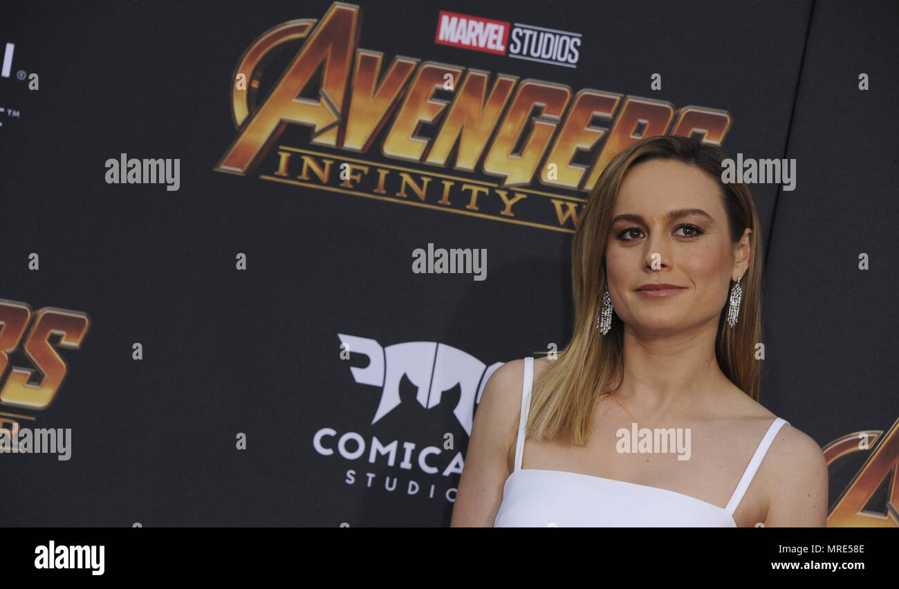 Film Premiere of Avengers Infinity War Featuring: Brie Larson Where ...