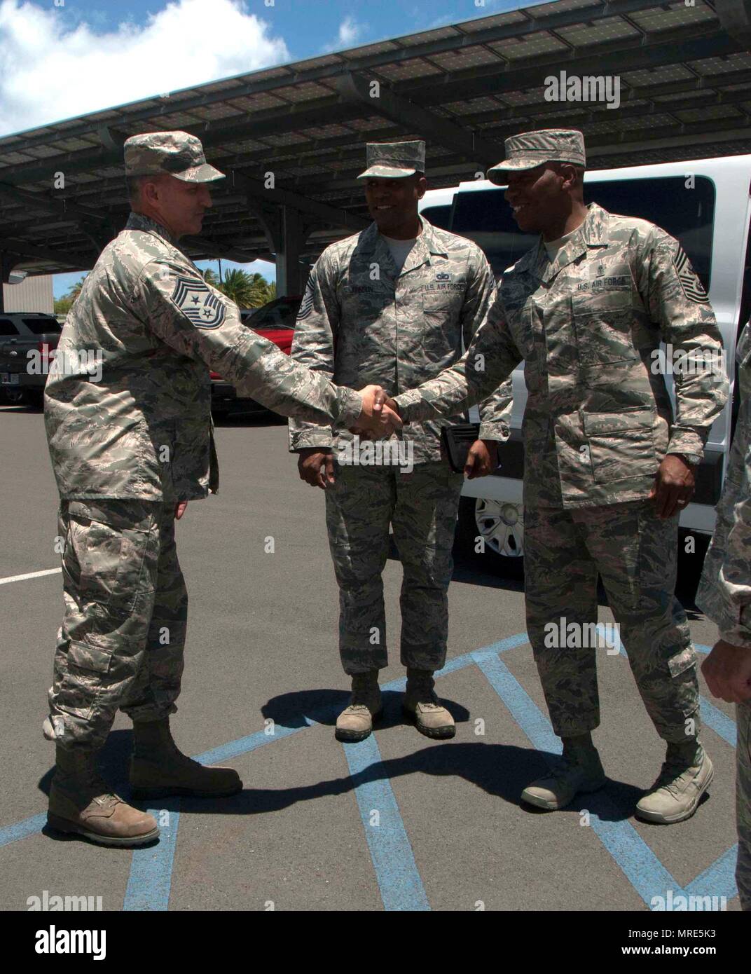 Chief Master Sgt. Alvin Fritz, Command Chief for the Hawaii Air ...
