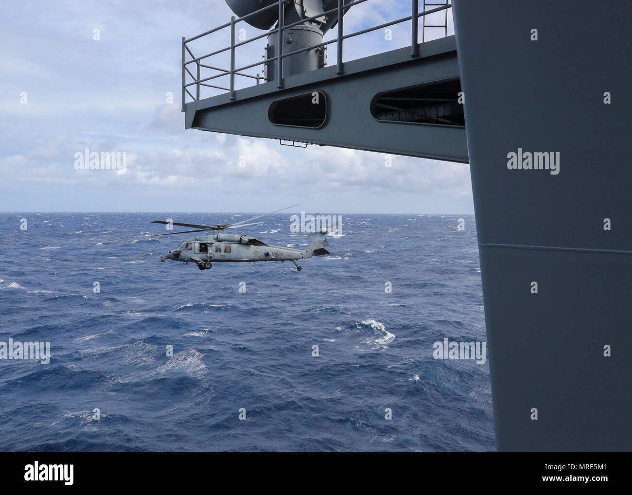 170608-N-UX312-167 ATLANTIC OCEAN (June 8, 2017) An MH-60S Seahawk from ...