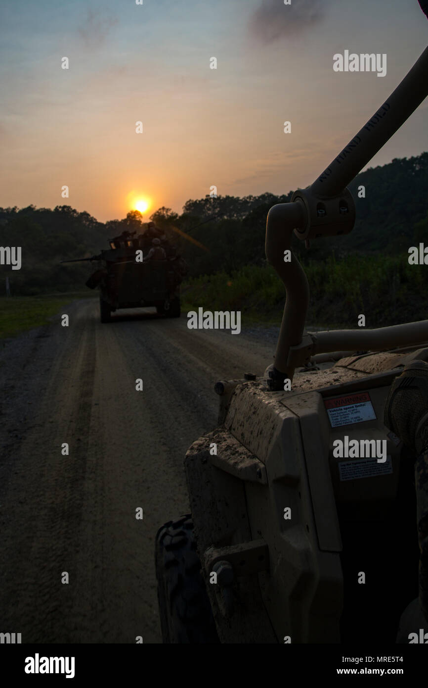 U.S. Marines assigned to 3rd Light Armored Reconnaissance Battalion ...
