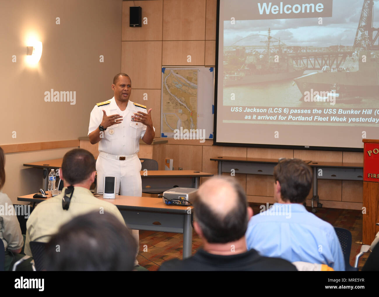 170609-N-LQ926-005 PORTLAND Ore., (June 9, 2017) Rear Adm. Gary Mayes ...