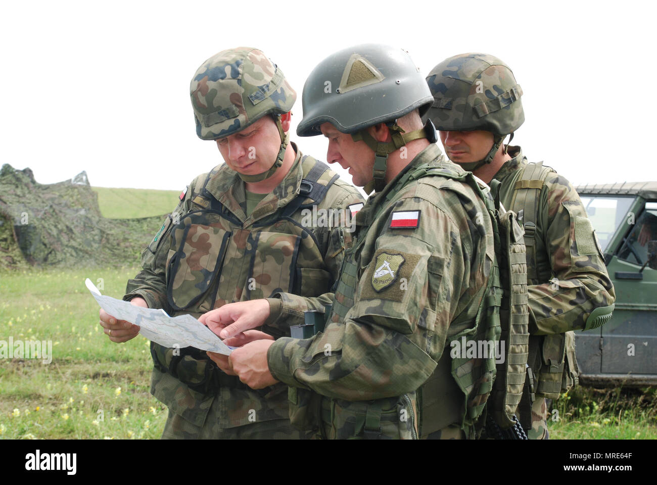 9 June 2017, Polish soldiers trained with Romanian and Spanish soldiers ...