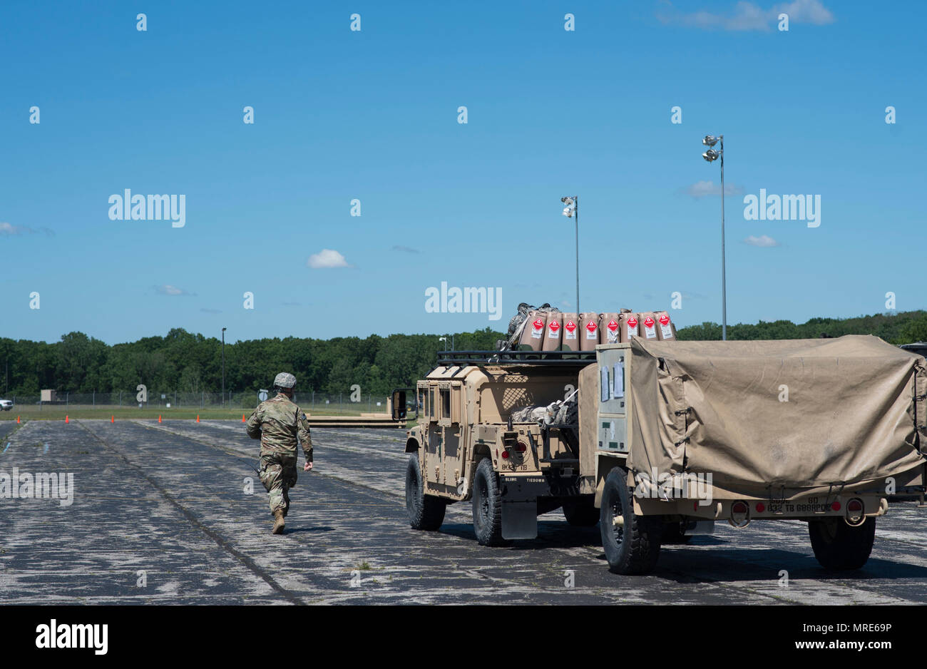 U.S. Army 2nd Lt. Michael Chubb, distribution leader, 688th Rapid Port ...
