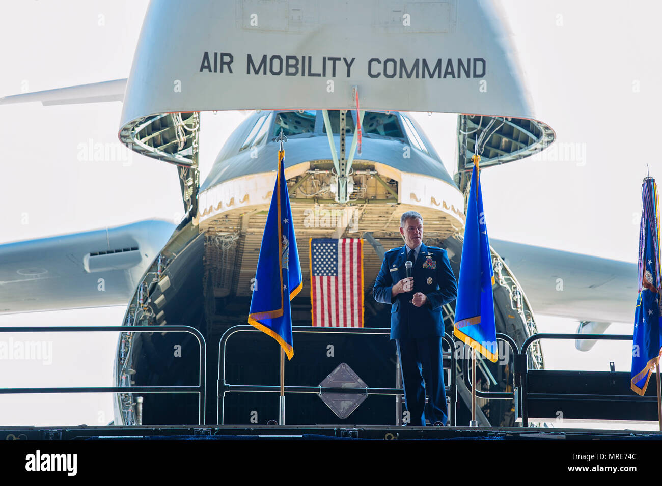 Col. Craig C. Peters, incoming 512th Airlift Wing commander, publicly ...