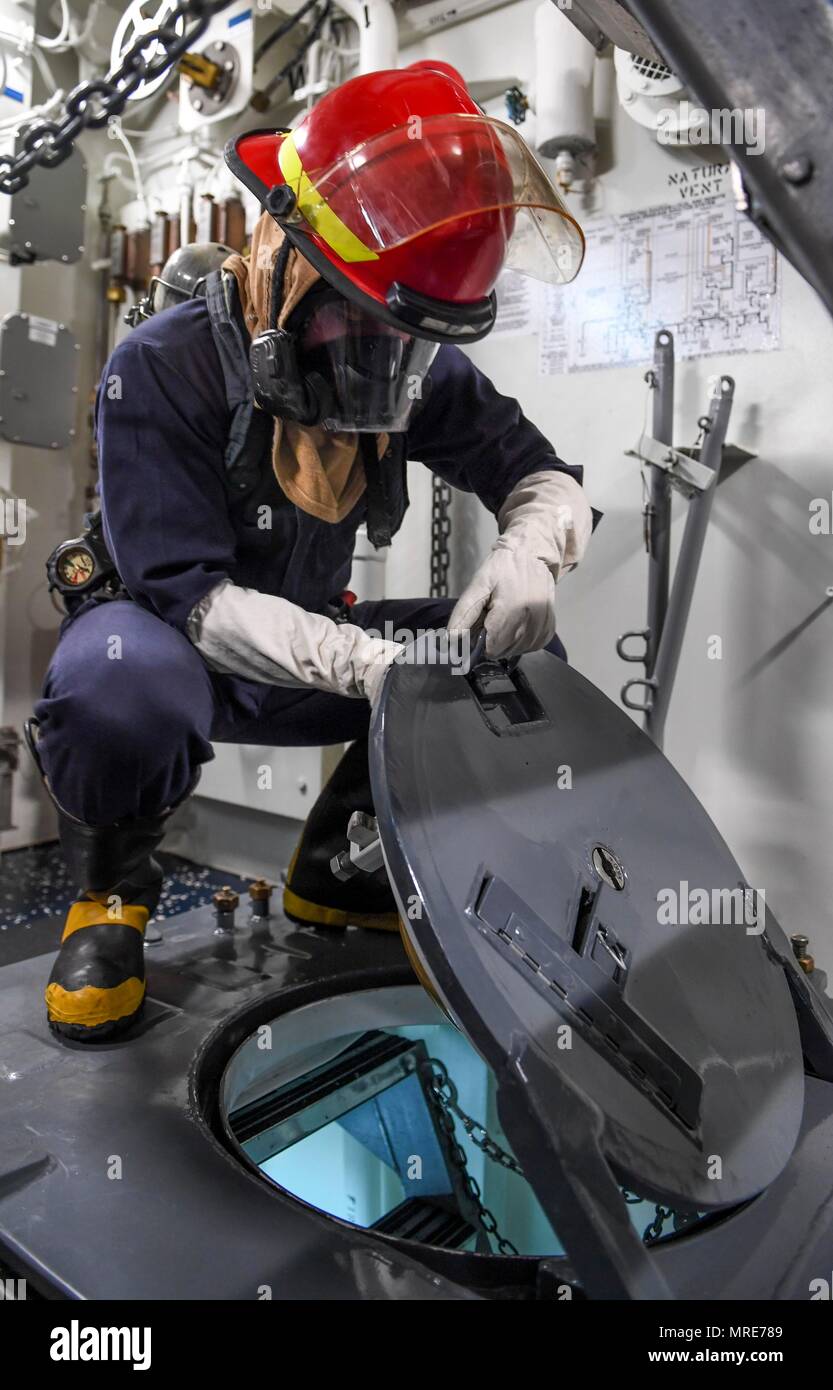 170608-N-RM689-143 WESTERN PACIFIC (June 8, 2017) Ship’s Serviceman 3rd ...