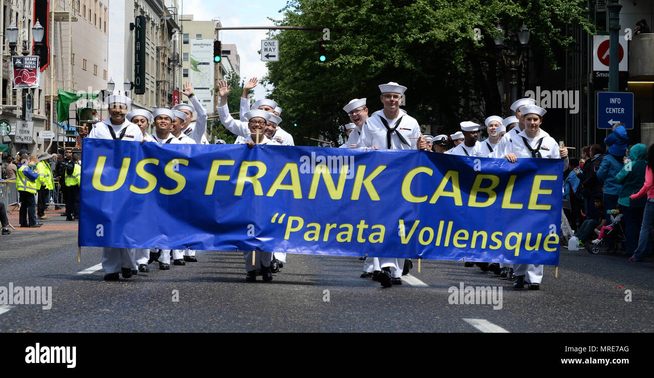 PORTLAND, Ore. (June 10, 2017) – Sailors assigned to the submarine ...