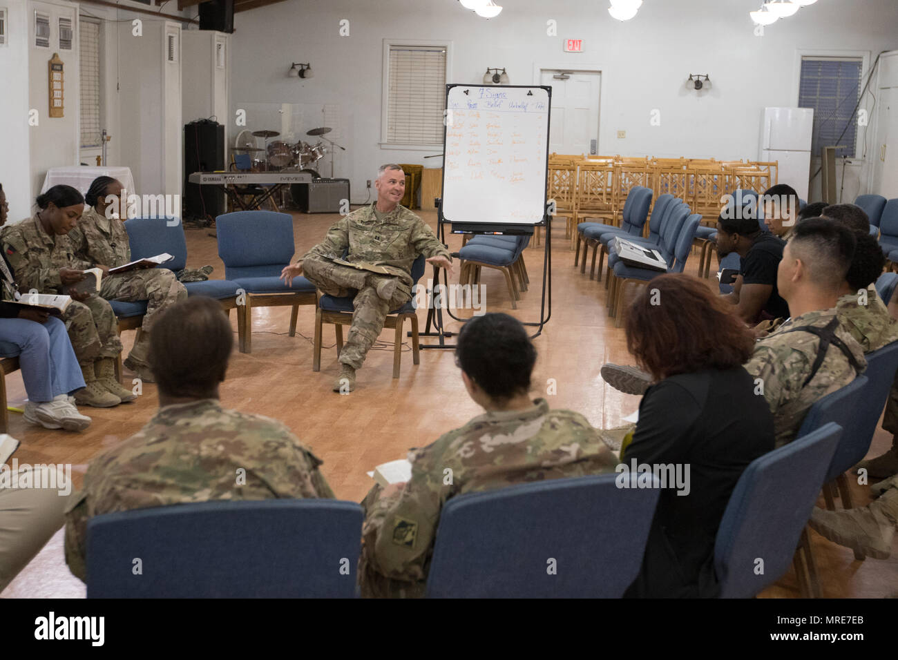 Army Chaplain (Cpt.) David Howell, the chaplain for the 1st Armored ...