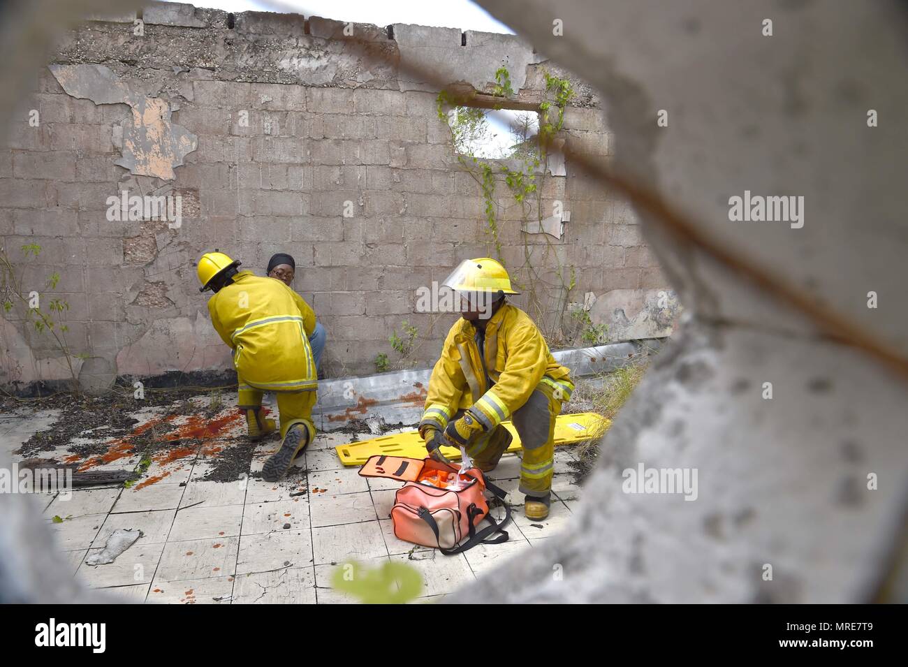 Barbados defence force hi-res stock photography and images - Alamy