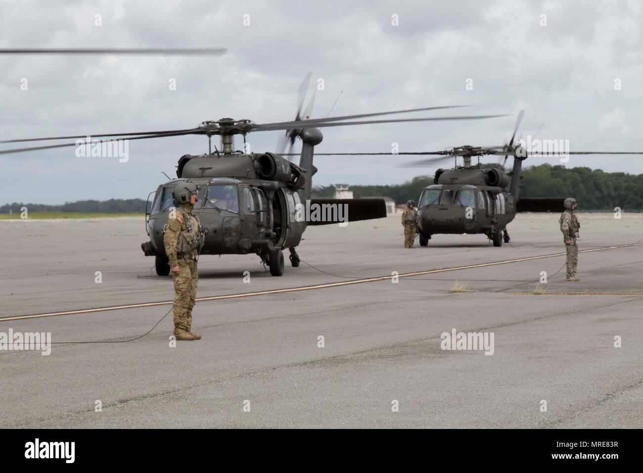 Crew from A Company "Storm", 2nd Battalion, 3rd Aviation Regiment prep ...
