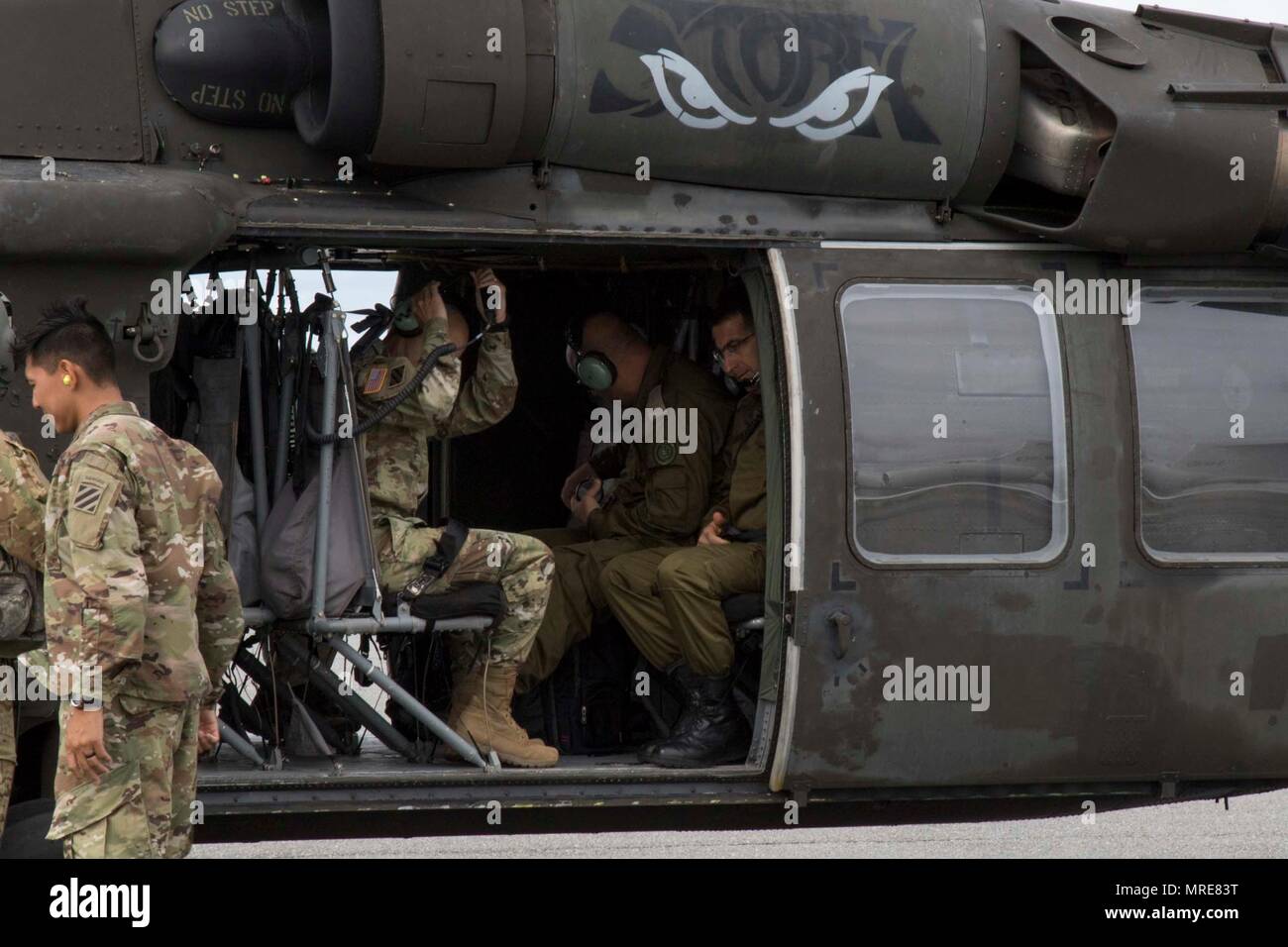 Crew from A Company "Storm", 2nd Battalion, 3rd Aviation Regiment prep ...