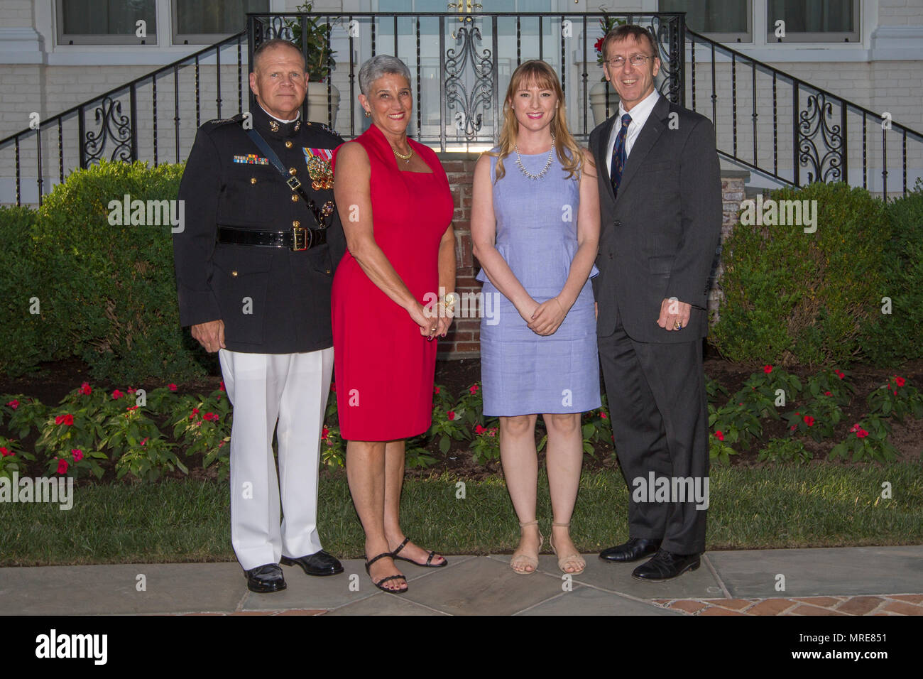 From left, Commandant of the Marine Corps Gen. Robert B. Neller, D’Arcy ...