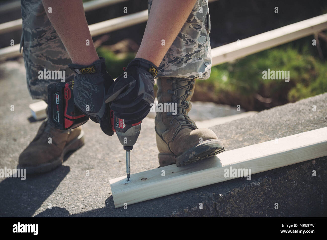 Tech Sgt. Jamie Groff, an Airman assigned to the 107th Mission Support ...