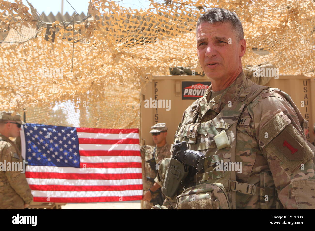 U.S. Army Maj. Gen. Joseph Martin, commanding general of Combined Joint ...