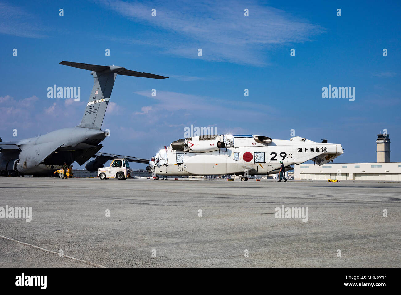 U.S. Navy Sailors with Helicopter Mine Countermeasures Squadron (HM) 12 ...