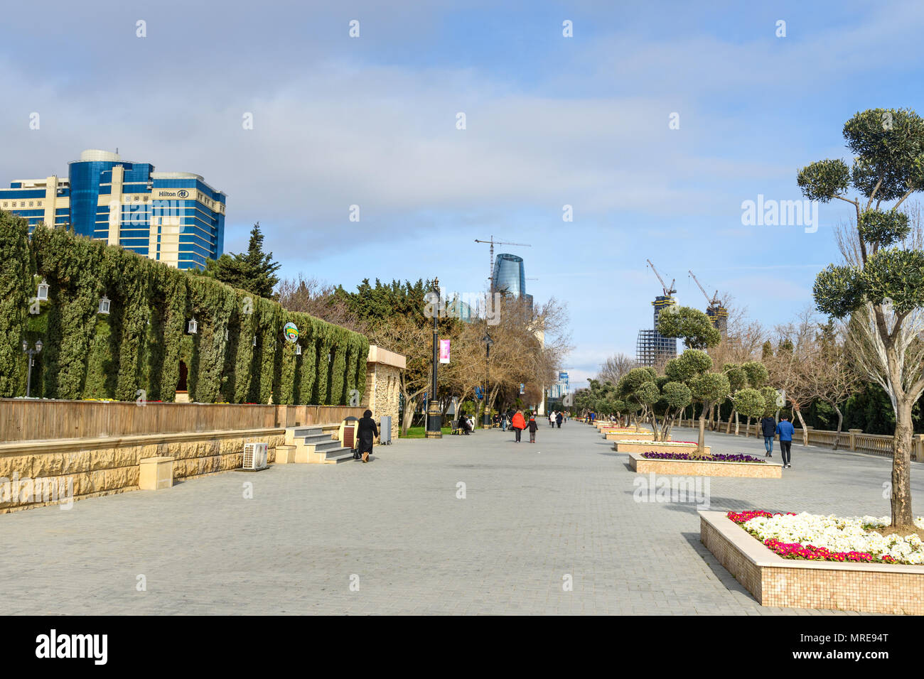 Baku boulevard hi-res stock photography and images - Alamy