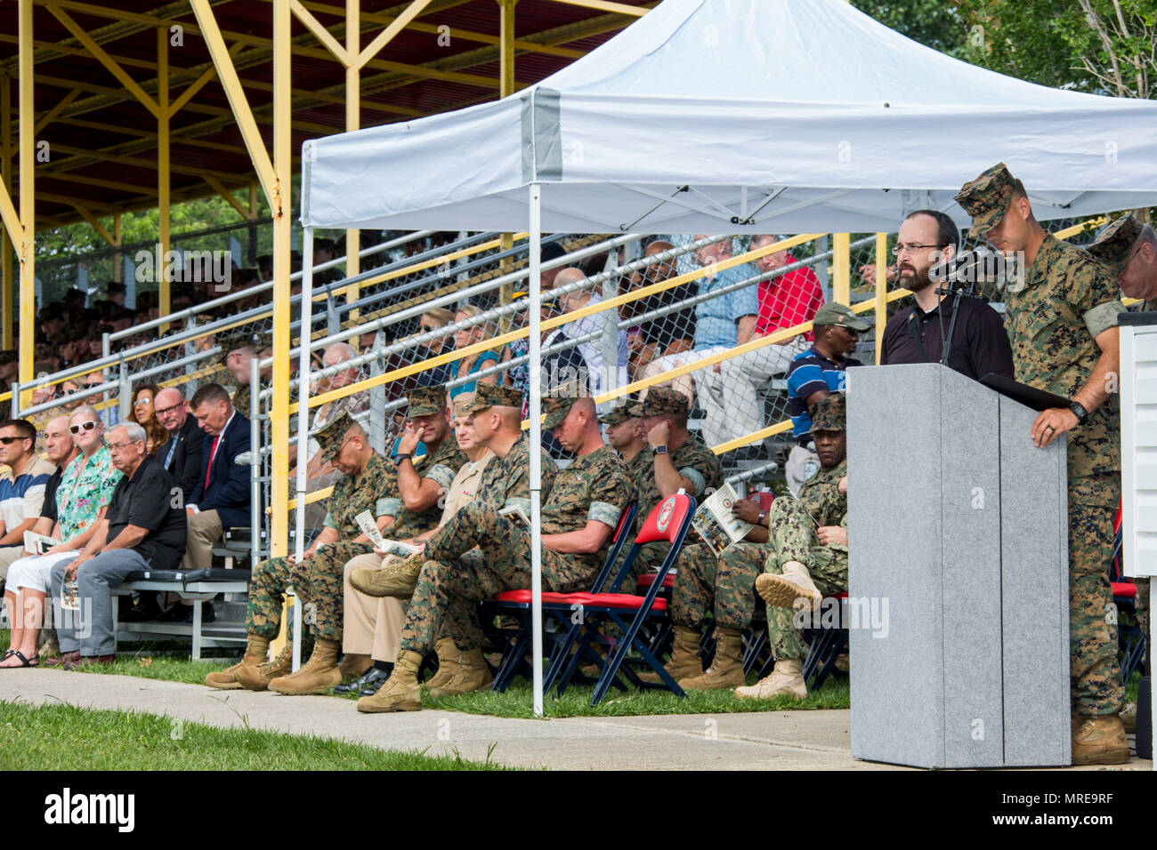 U.S. Marine Corps Cpl. Ned Johnson, right, combat correspondent ...