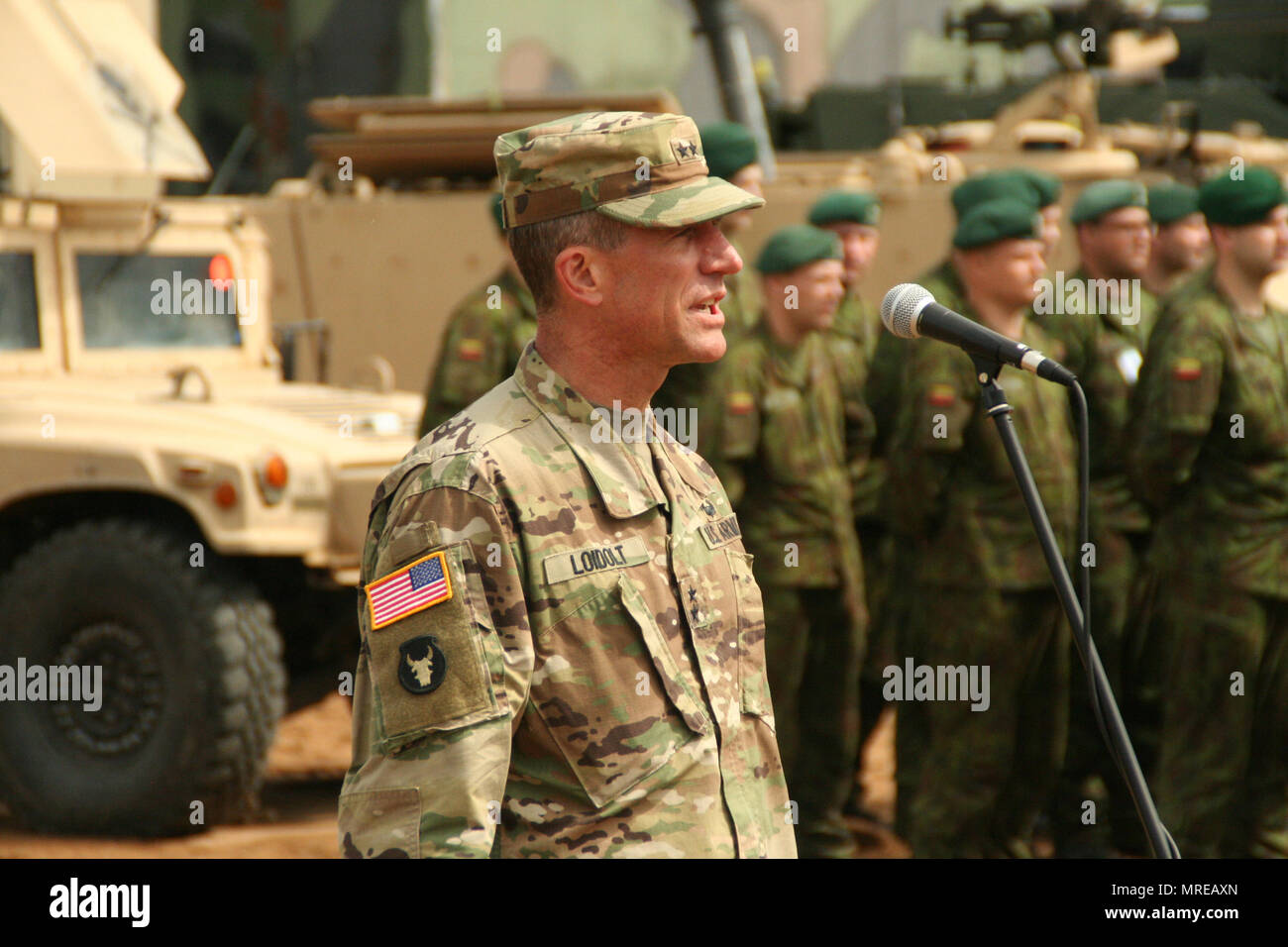 Maj. Gen. Neal G. Loidolt, Exercise Saber Strike 2017 Director ...