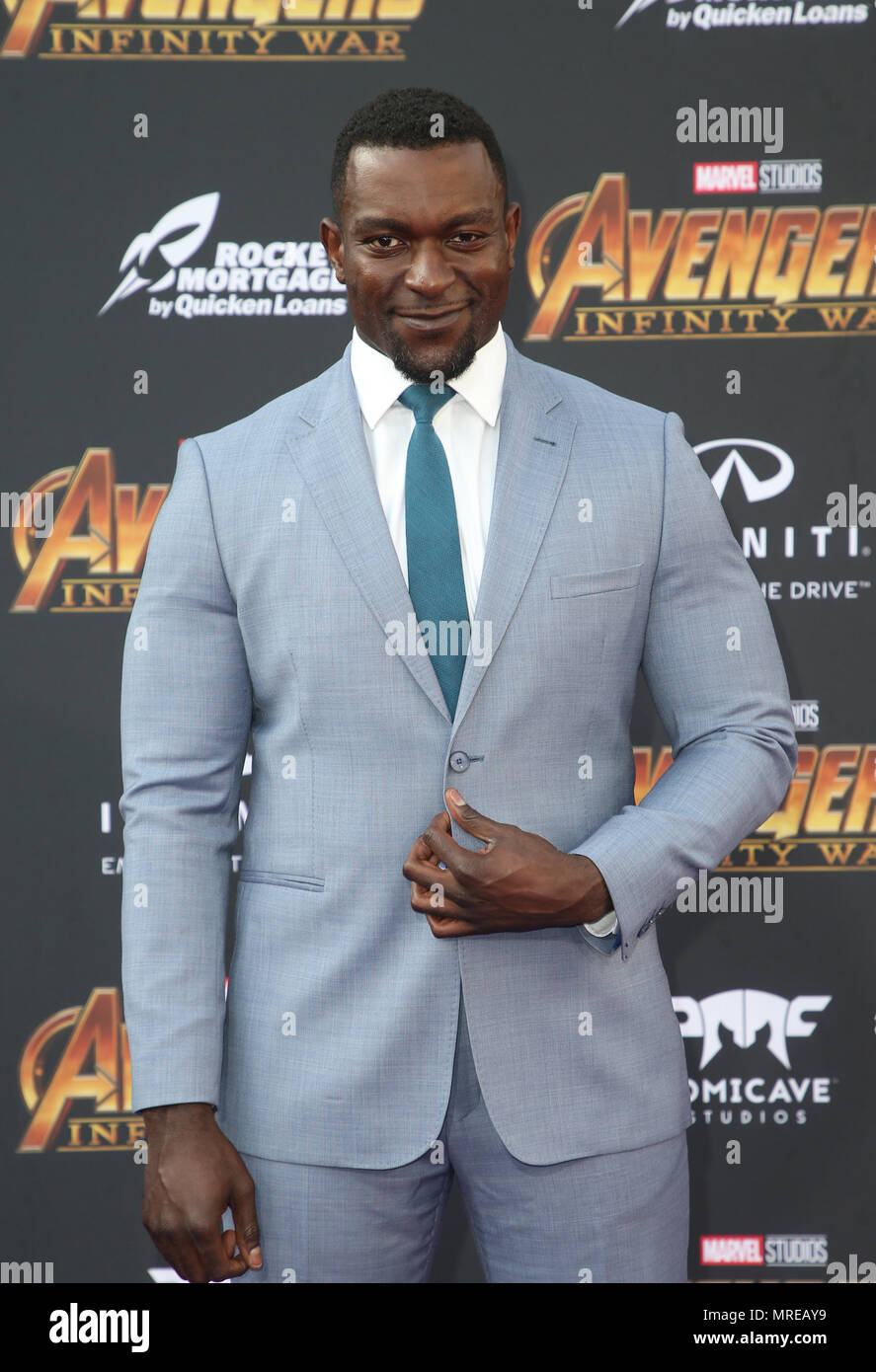 The World Premiere of Marvel Studios “Avengers: Infinity War” Featuring: Michael James Shaw ...