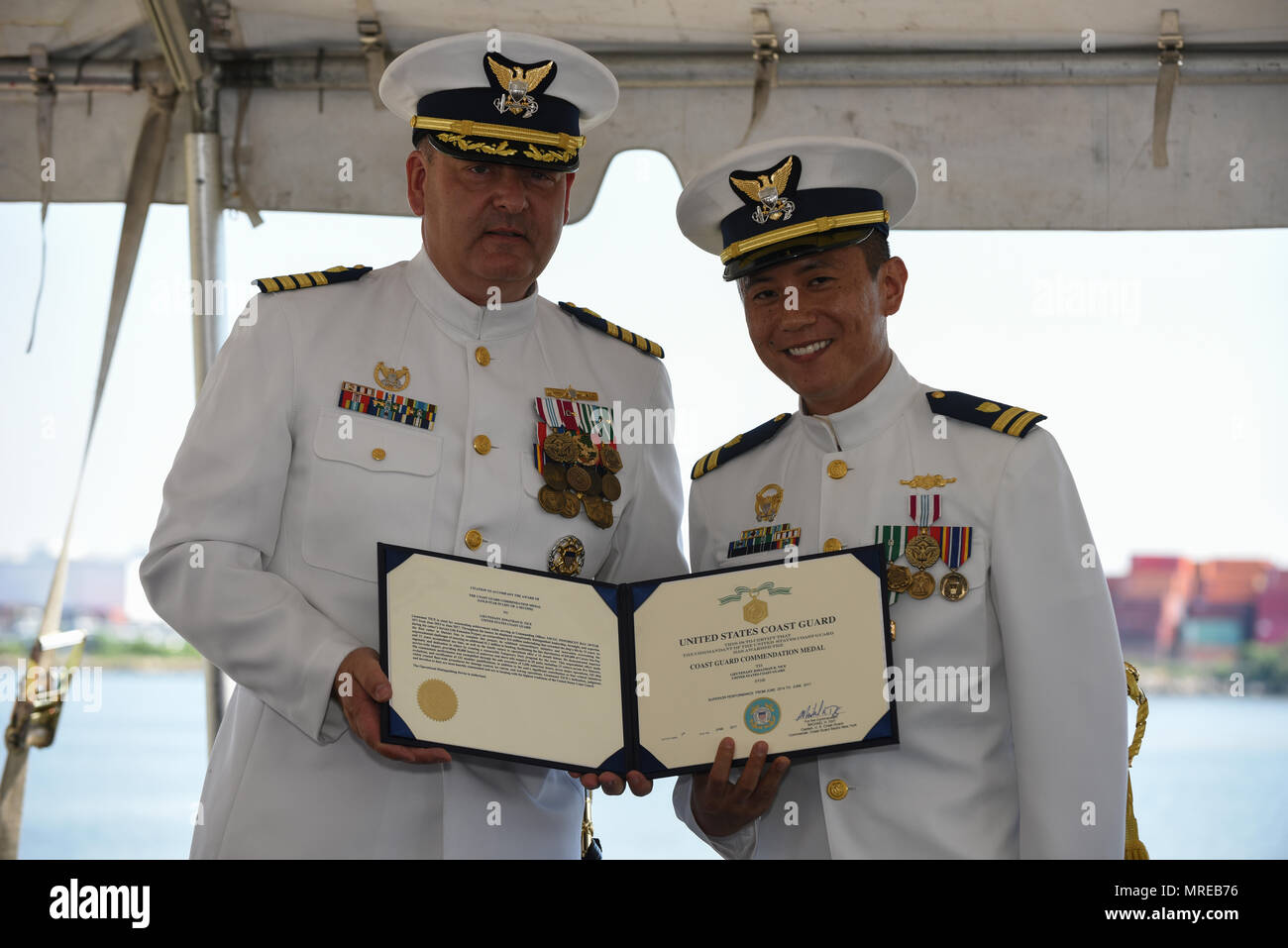 Coast Guard Capt. Michael Day, Commander, Coast Guard Sector New York ...