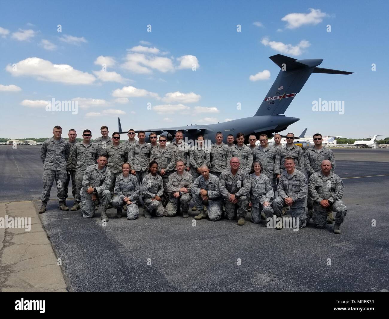 Airmen with the Tennessee Air National Guard departed from the ...