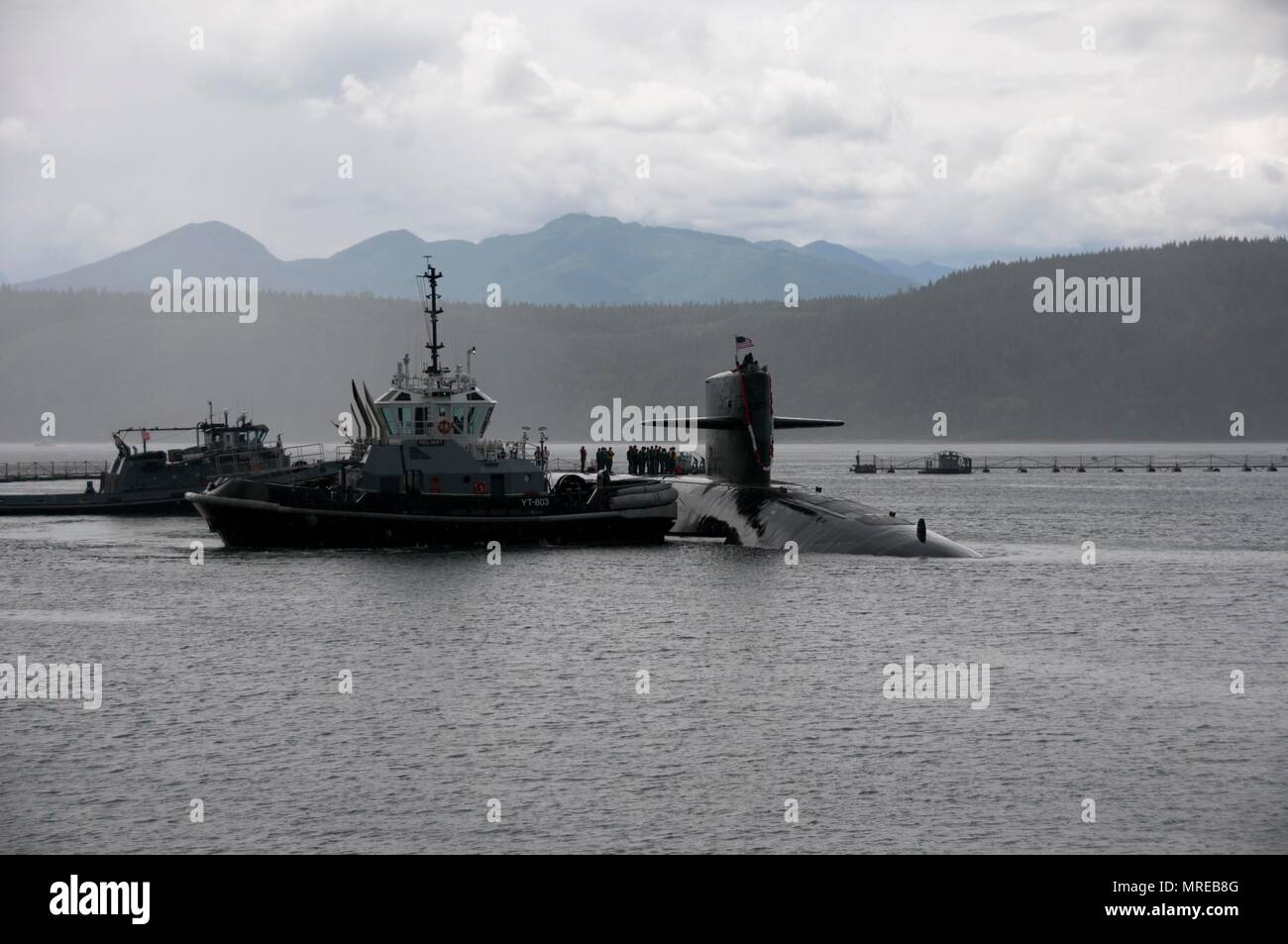 BANGOR, Wash. (June 09, 2017) The Ohio-class ballistic-missile ...