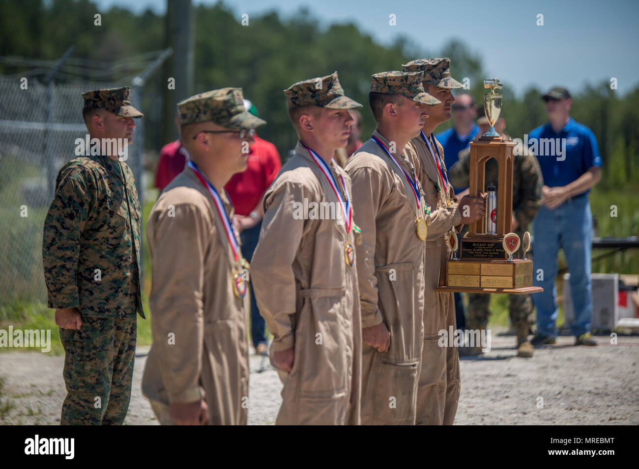 Marines with 1st Tank Battalion display the 14th annual Tiger ...