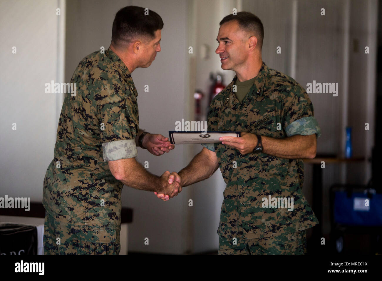 Col. Sean Killeen, commanding officer, Marine Corps Base Hawaii ...