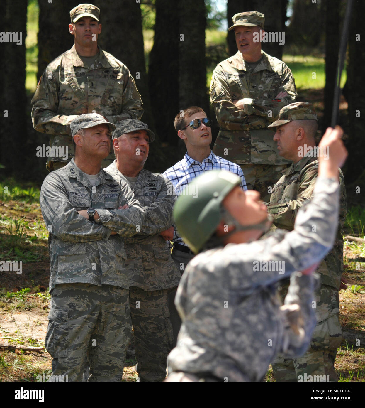 Maj. Gen. Michael E. Stencel, Adjutant General, Oregon, and Brig. Gen ...