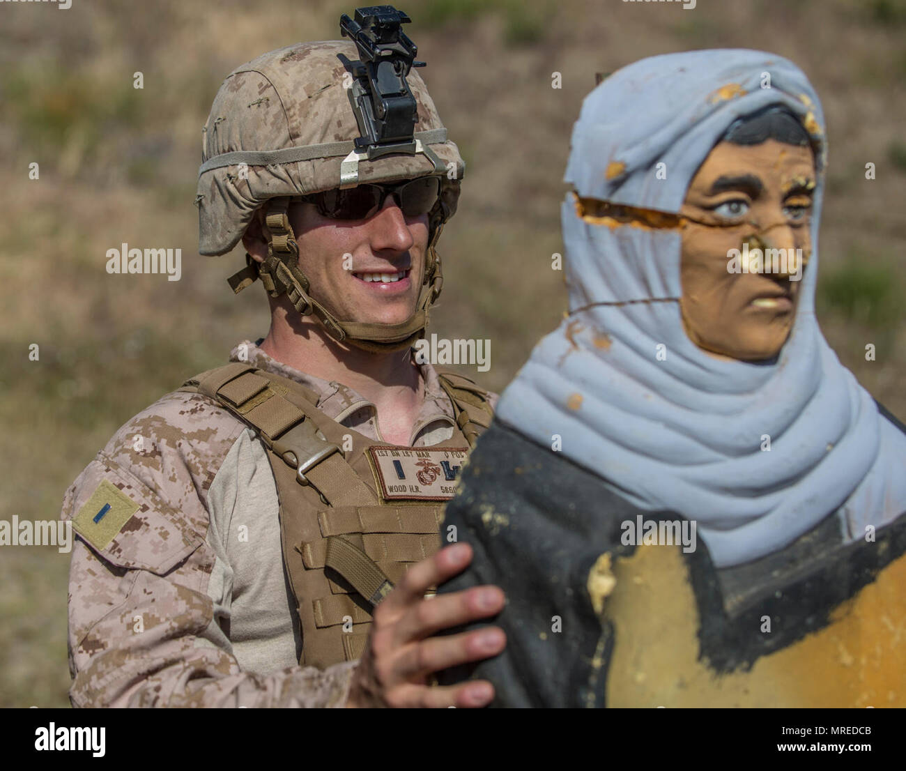 U.S. Marine Corps 1st Lt. Hunter a combat engineer officer with 1st ...