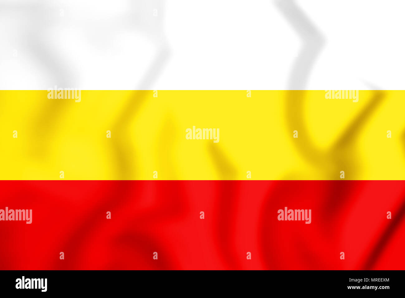 3D Flag of Santa Isabel, Puerto Rico. 3D Illustration Stock Photo - Alamy