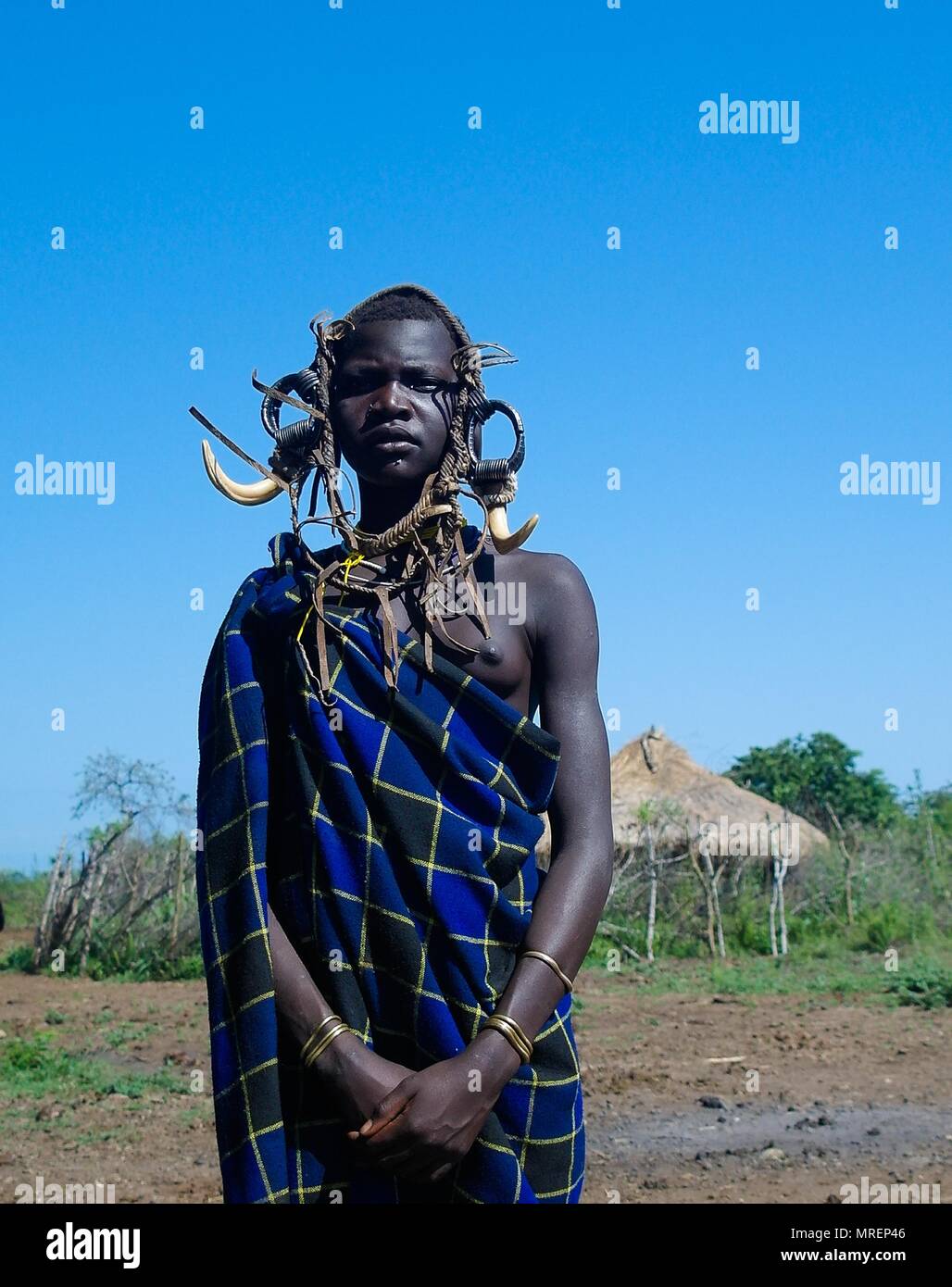 Mursi Tribe Woman High Resolution Stock Photography and Images - Alamy