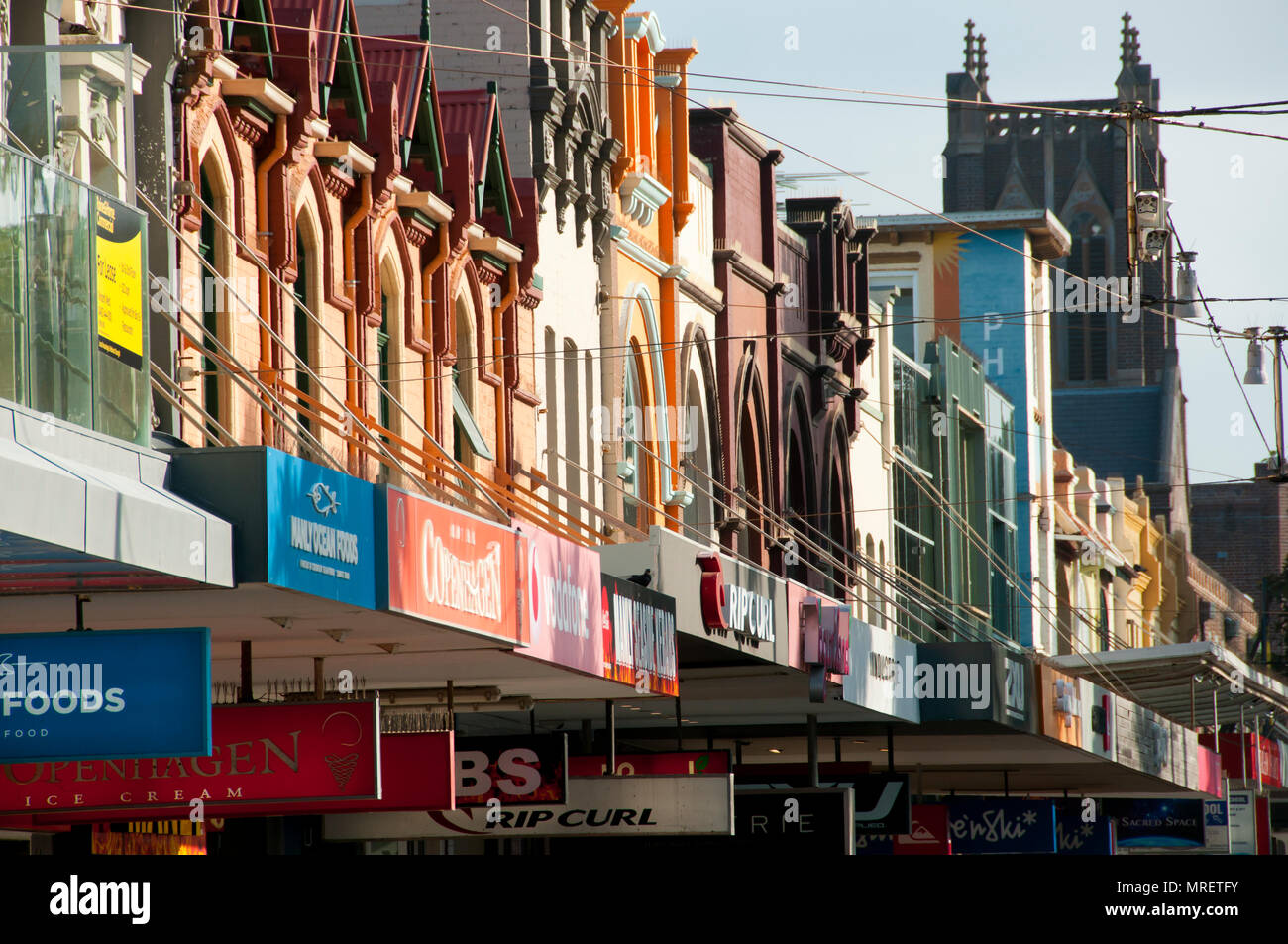 Shops manly australia hi-res stock photography and images - Alamy