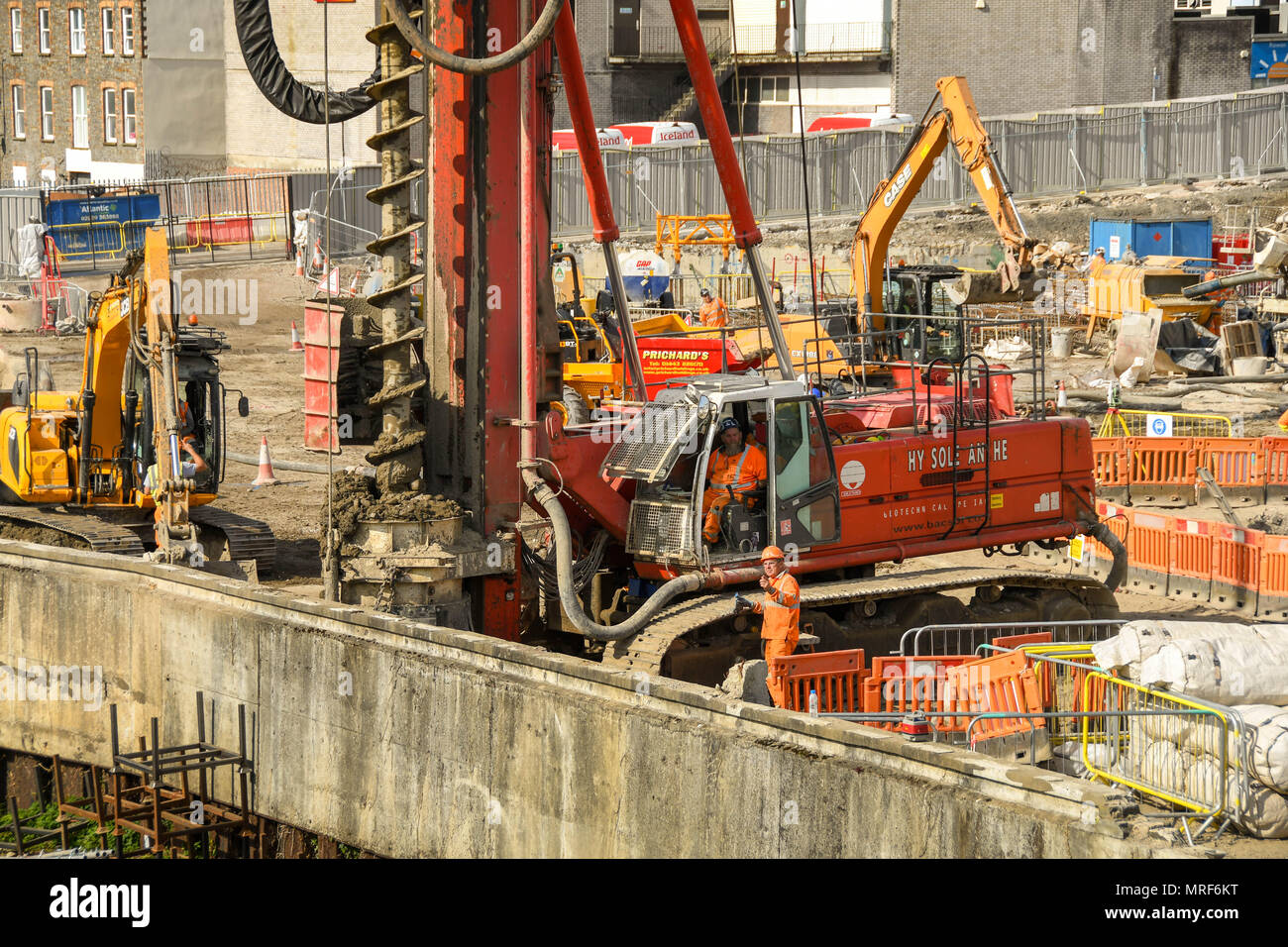 Drilling machine construction hi-res stock photography and images - Alamy