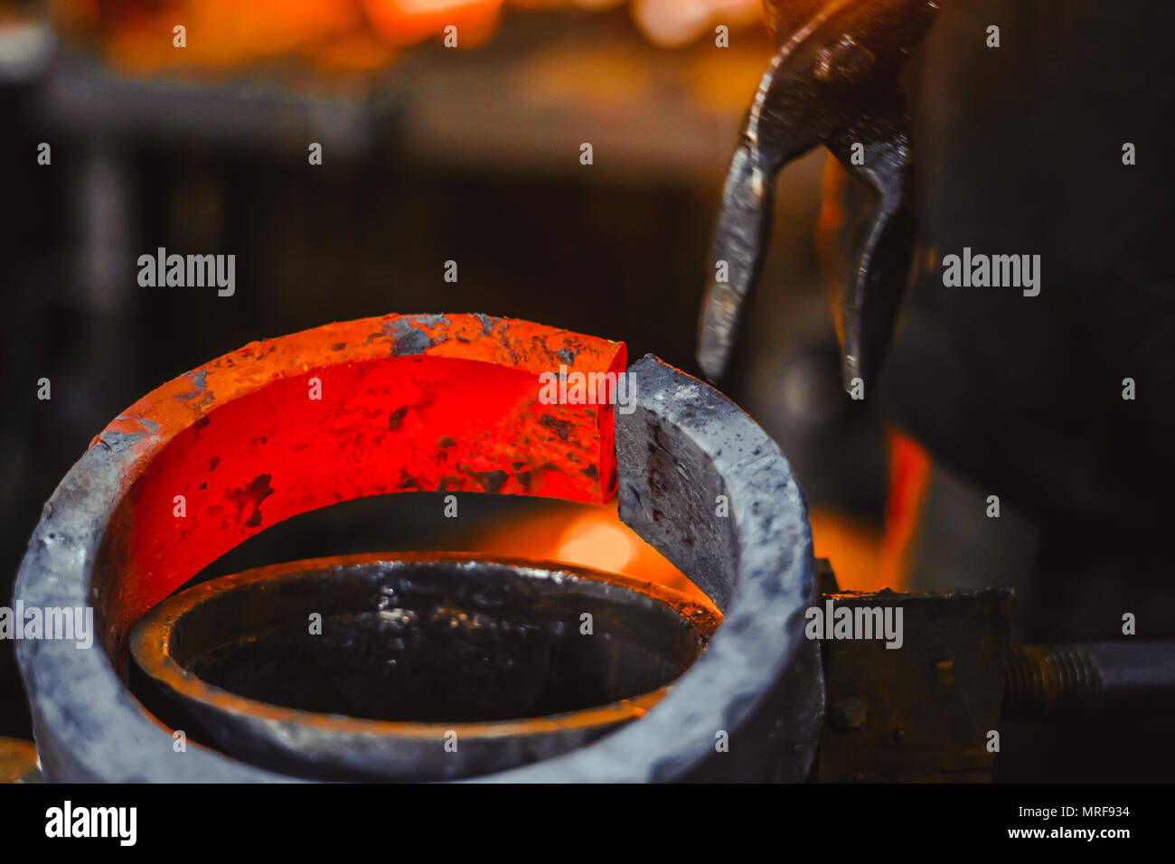 Forging press. Manufacturer of wrought iron decorative items for ...