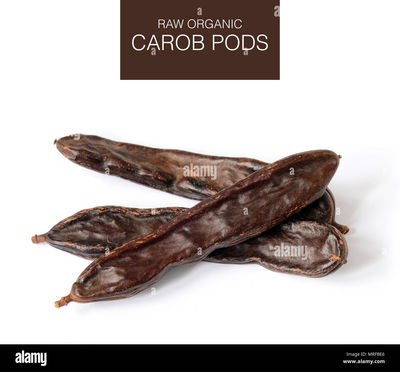 Ripe carob pods, carob powder can be used as a substitute for cocoa ...