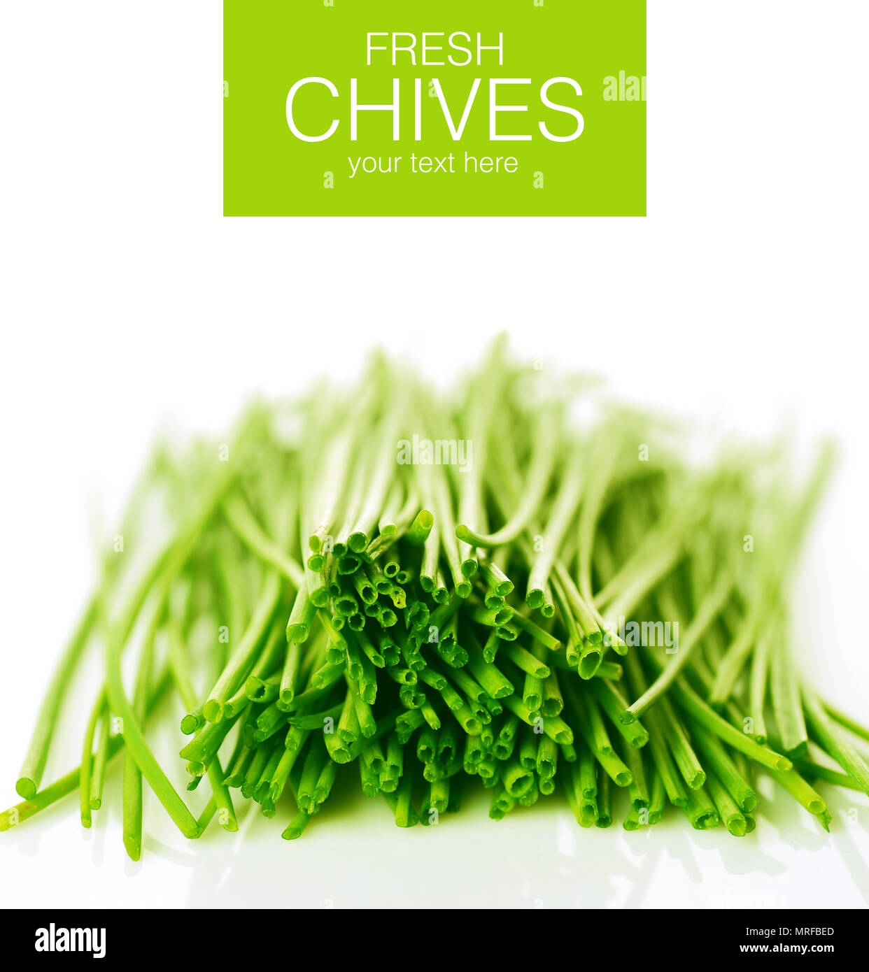 A bunch of fresh chives Stock Photo - Alamy