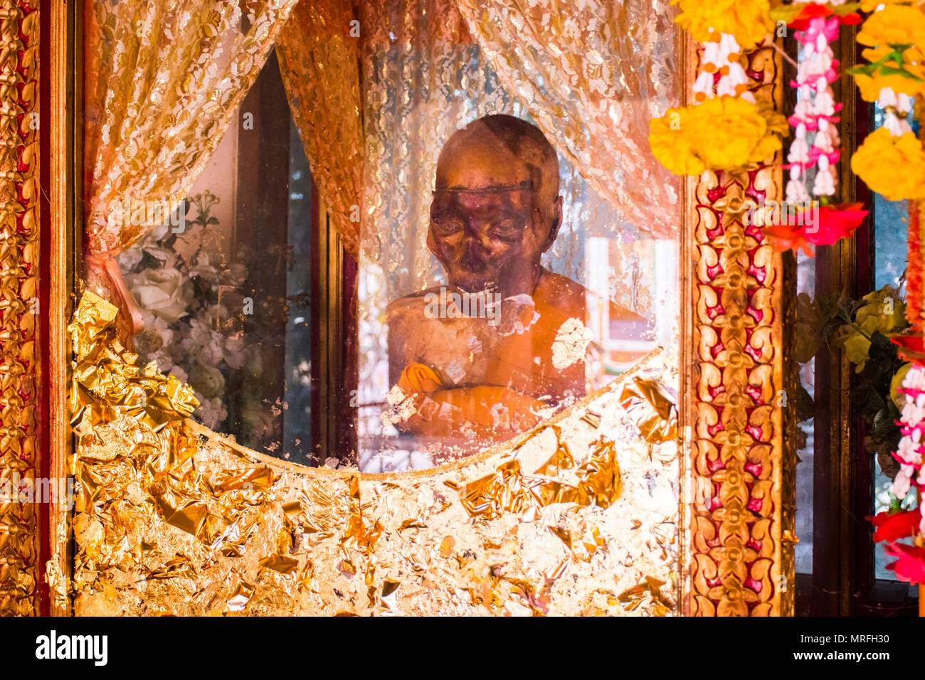 Mummified monk sculpture hi-res stock photography and images - Alamy