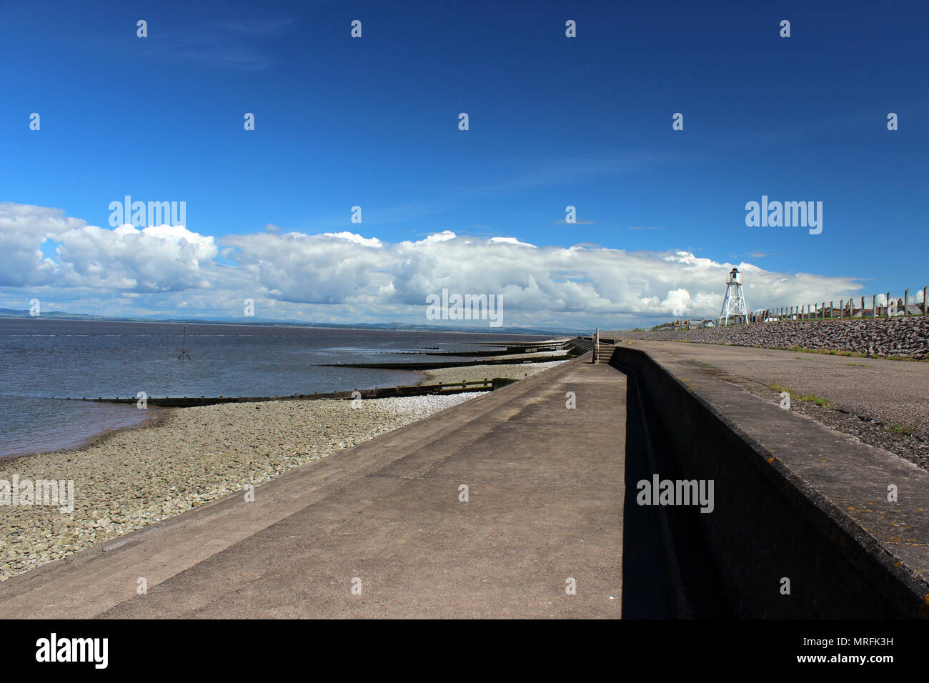 East Cotes lighthouse silloth Stock Photo - Alamy