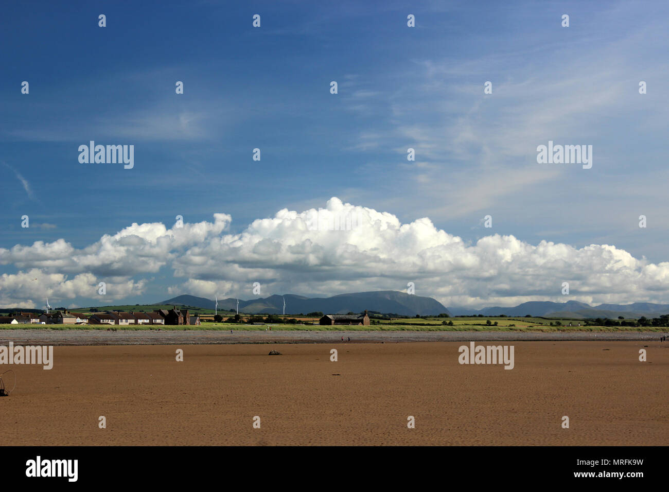 Allonby Beach Lake District Stock Photo - Alamy