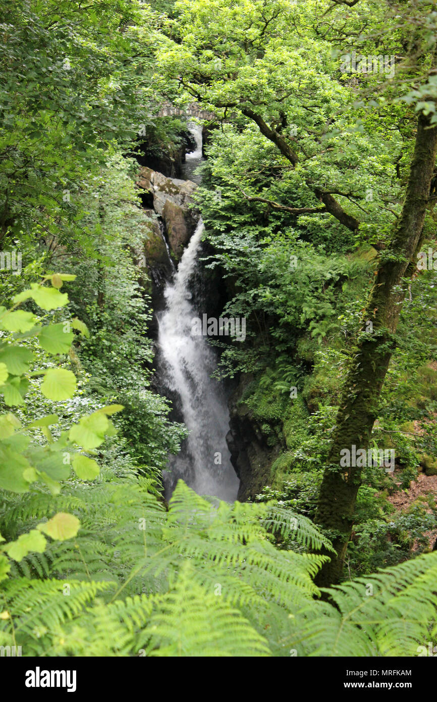 Aira Force Waterfall Stock Photo - Alamy